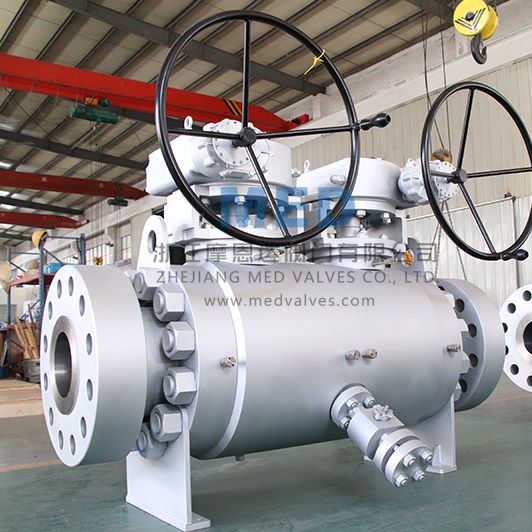 ASTM A182 F51 Twin Ball Valve, 8 Inch, 2500 LB - MFRS