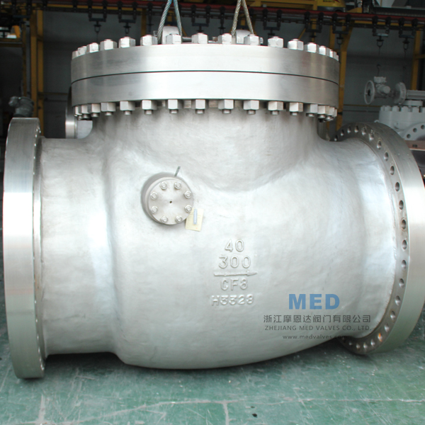 40 Inch Swing Check Valve, ASTM A351 CF8, 300 LB, Flanged - MFRS