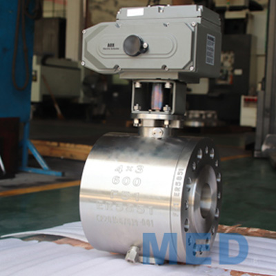 SCPH2 Ball Valve, 600 LB, 100A, JIS B2002, RF - MFRS